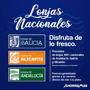 Pescado de lonjas nacionales te espera en Ahorramas - Ahorramas
